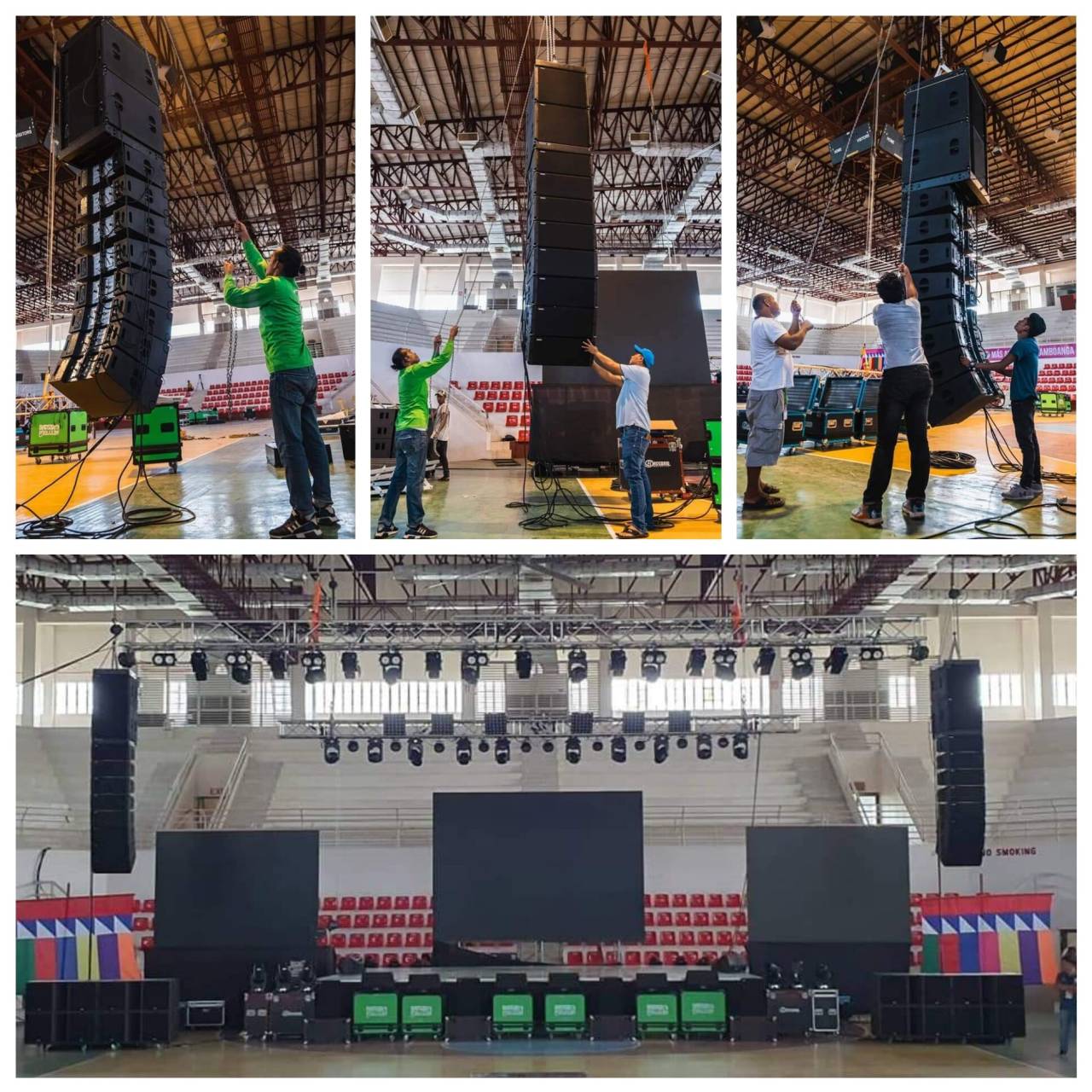 Sanway VERA 36 line array and KS28 subwoofer provided a wonderful ...